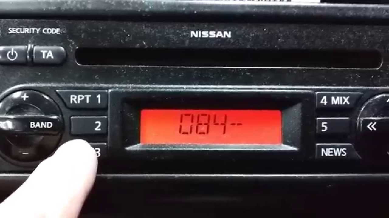 Nissan Note Radio Code Unlock Service - Quick & Reliable